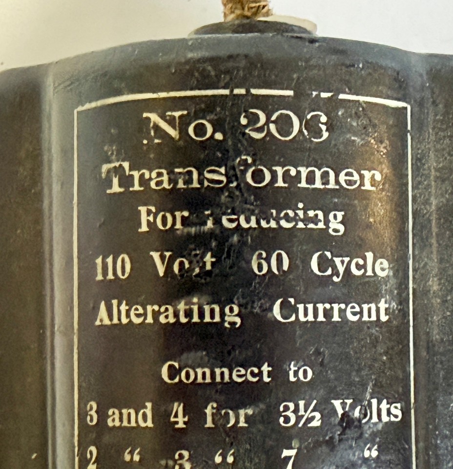 RARE Prewar Ives no.206 Transformer 1915-17 Great Condition - WORKS ...