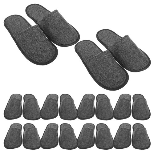 10 Pairs Pantoufles Pliantes Portables Hommes Et Femmes Jetables Pour ...