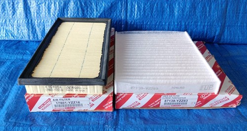 TOYOTA 17801-YZZ16 AIR FILTER & 87139-YZZ83 CABIN FILTER 2021-2025 RAV ...