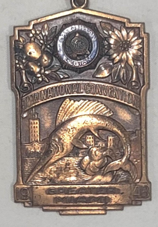 9 ORIG.VETERANS FOREIGN WAR VFW POST 2500 COMMANDER HAT/MEDAL/PATCH/PIN ...