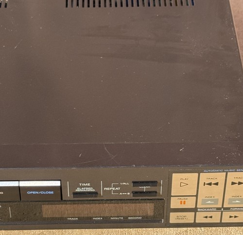 Sony CDP-102 Compact Disk CD Player Powers On Tries To Play CD For ...