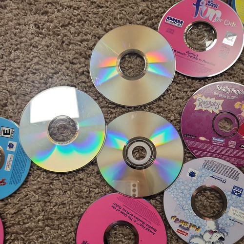 Lot Of Kids Educational PC Computer Games/Sport Games CD-ROM Disney ...