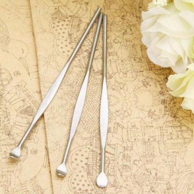 3x STAINLESS STEEL HYGENIC EAR WAX EXTRACTOR REMOVER TOOL EAR PICKER UK ...