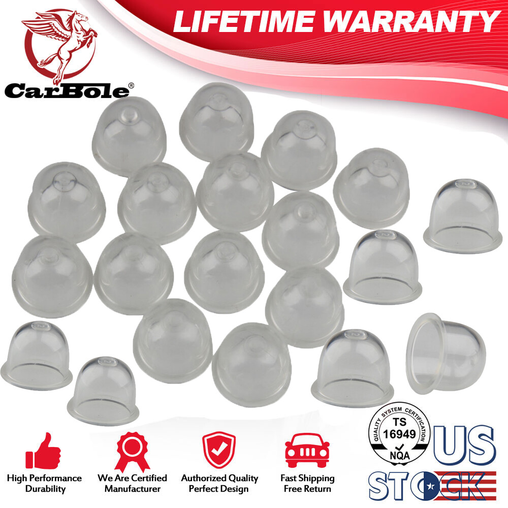 188-12 Clear Gas Primer Bulb 20Pcs For Walbro Poulan Craftsman Weed ...