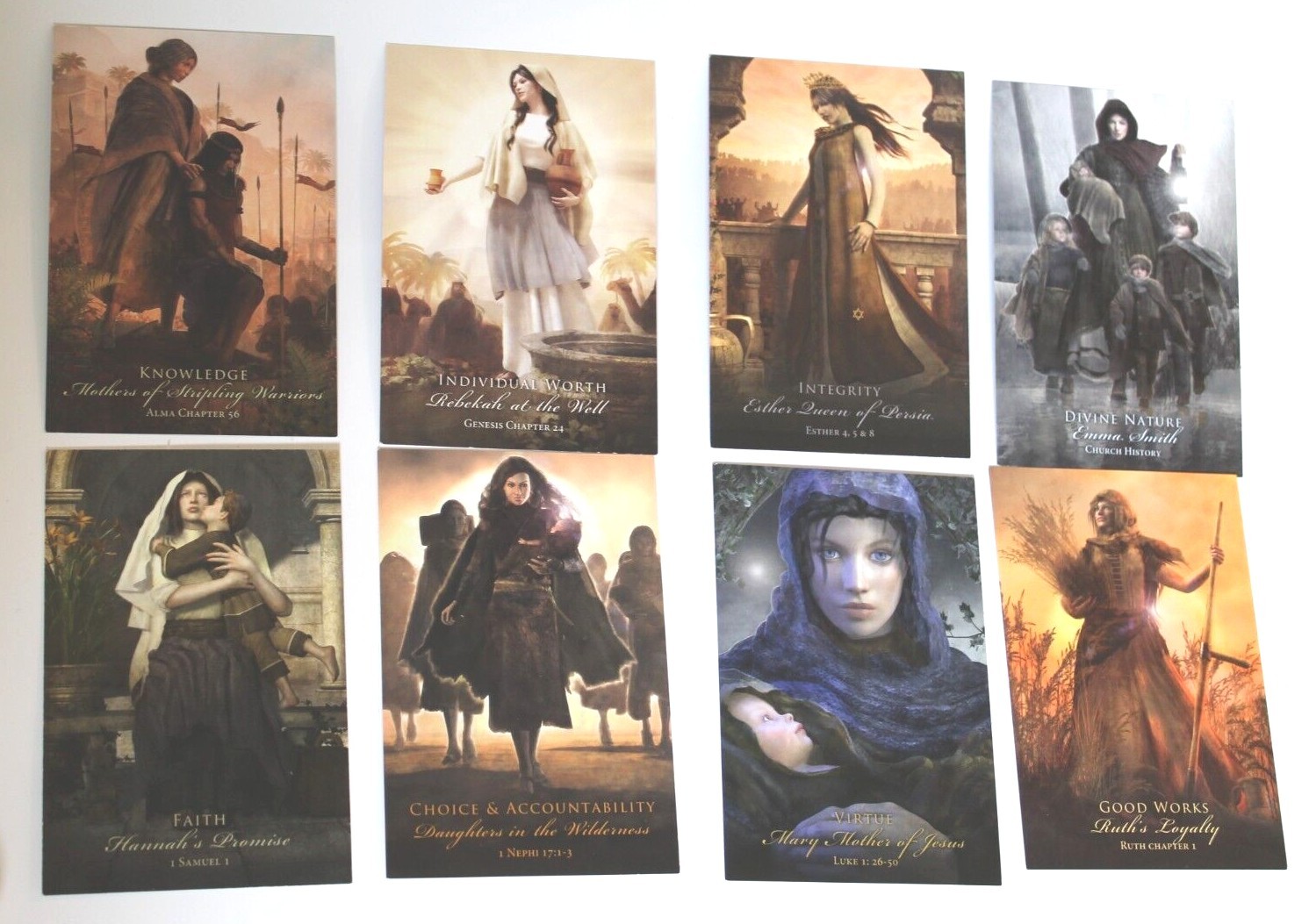 8 Religious LDS Faith Art Cards Real Hero Posters Steve Nethercott 2010 ...