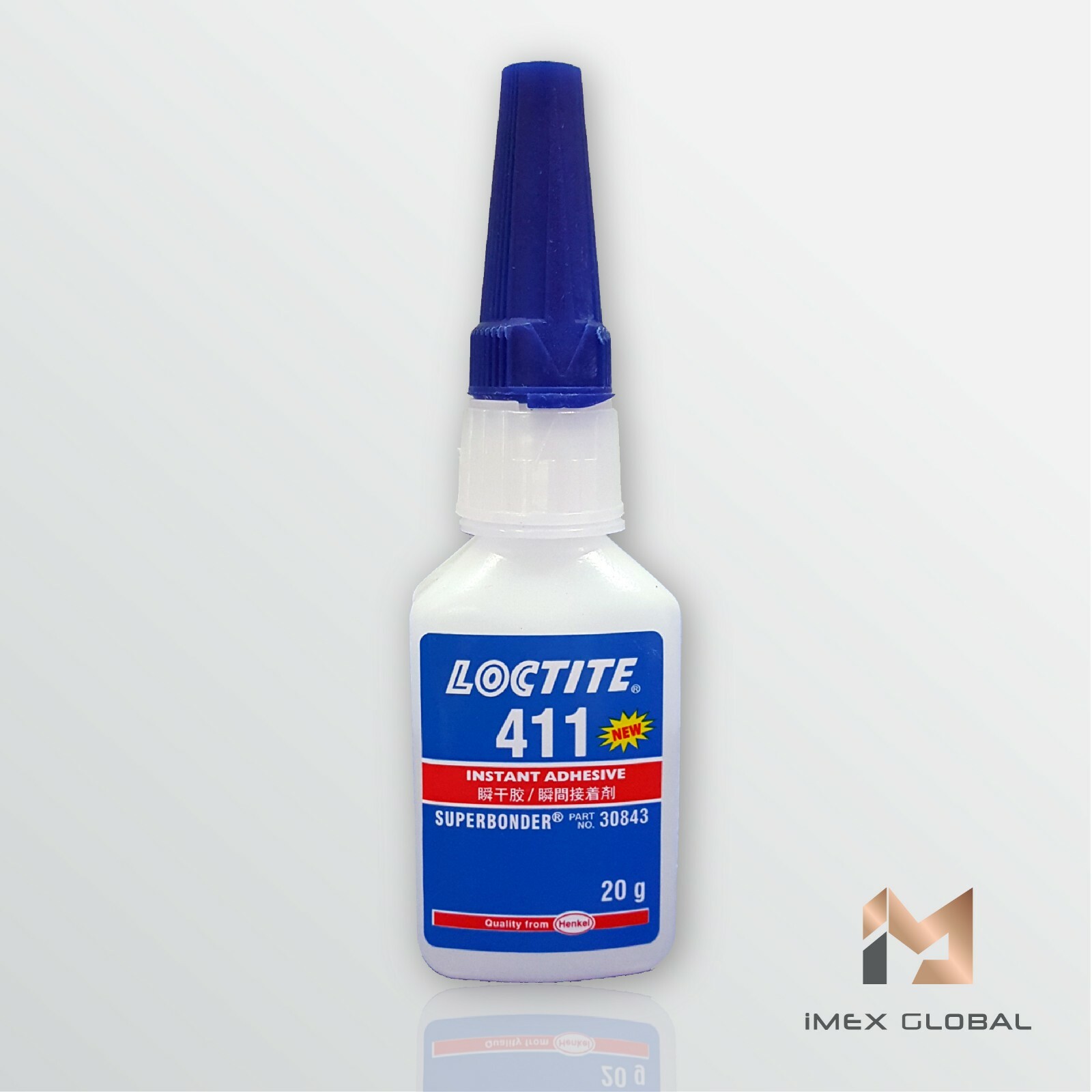 1pcs+Henkel+Loctite+411+Instant+Adhesives+Super+Glue+20ml for sale ...