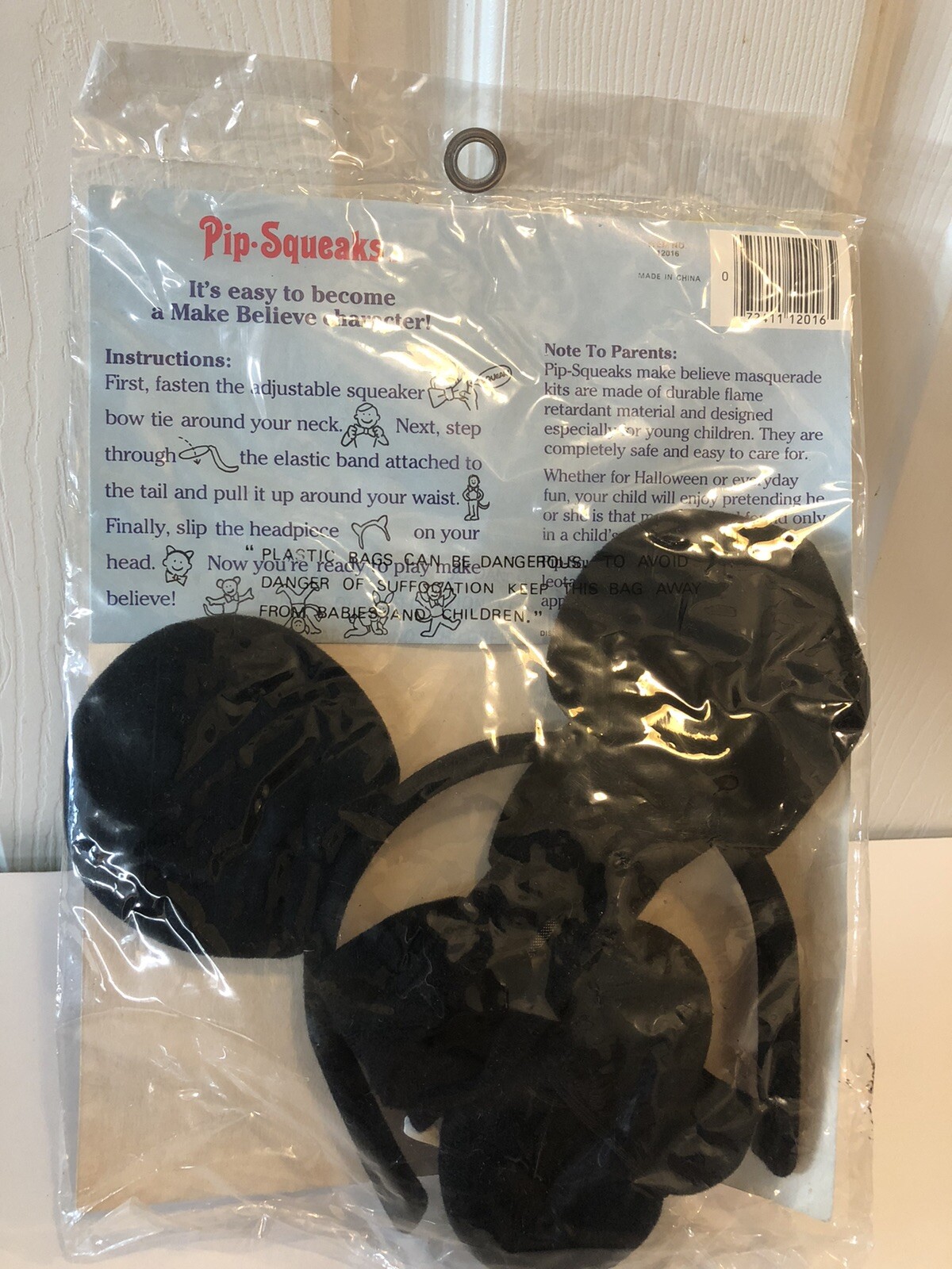 Vintage Pip-Squeaks Mouse Halloween Costume NIP Unisex *111 | eBay