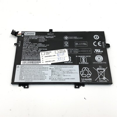 Genuine Lenovo L17L3P52 Laptop Battery 01AV463 SB10K97610 for Lenovo ...