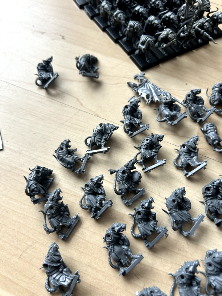 80x Clanrats SKAVENS SKAVEN WARHAMMER AOS | eBay