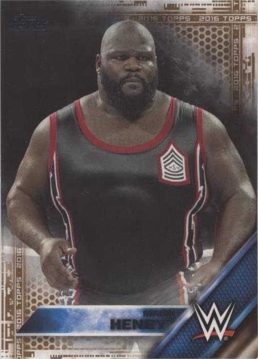 2016 Topps WWE - Mark Henry #29 Tag Team Championship Bronze for sale ...