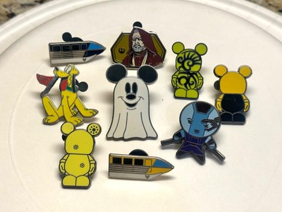 DISNEY PIN LOT, 9 Pin Starter Set (Hidden Mickeys, Star Wars, Marvel ...