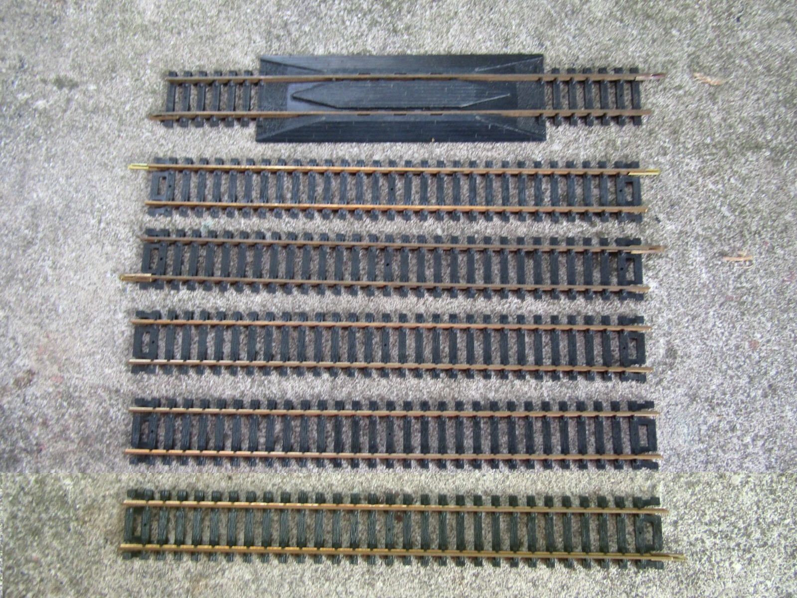 Vintage Atlas HO 5 x 9.0" Straight Snap Track & 1 x Derailer Track Lot ...