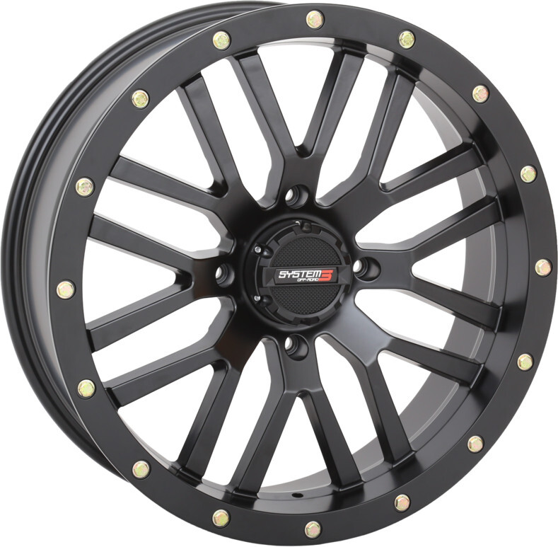 Kit 4 CST Lobo RC Tires 32x10-14 on System 3 ST-3 Matte Black Wheels ...