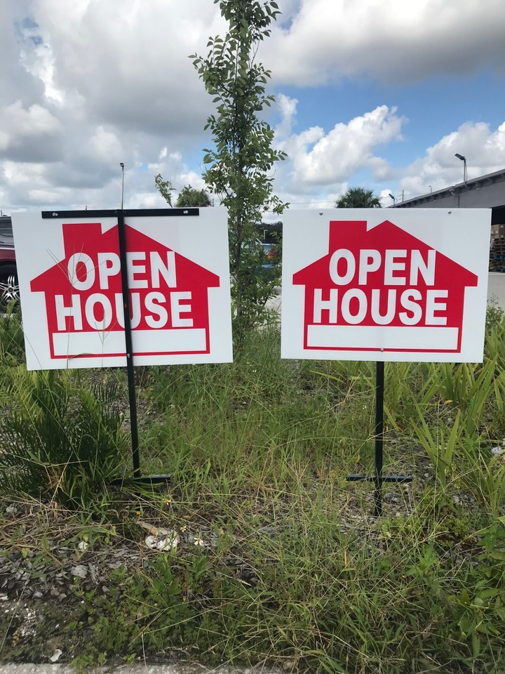 T-Bar Sign Stakes, 2 Pack 42" T-Bar Sign Stakes, Heavy Duty Metal 42 ...