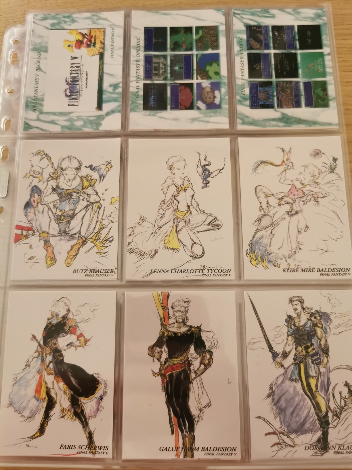 Final Fantasy Art Museum Cards 2nd Edition FF5 V - Set of 45 - Very ...