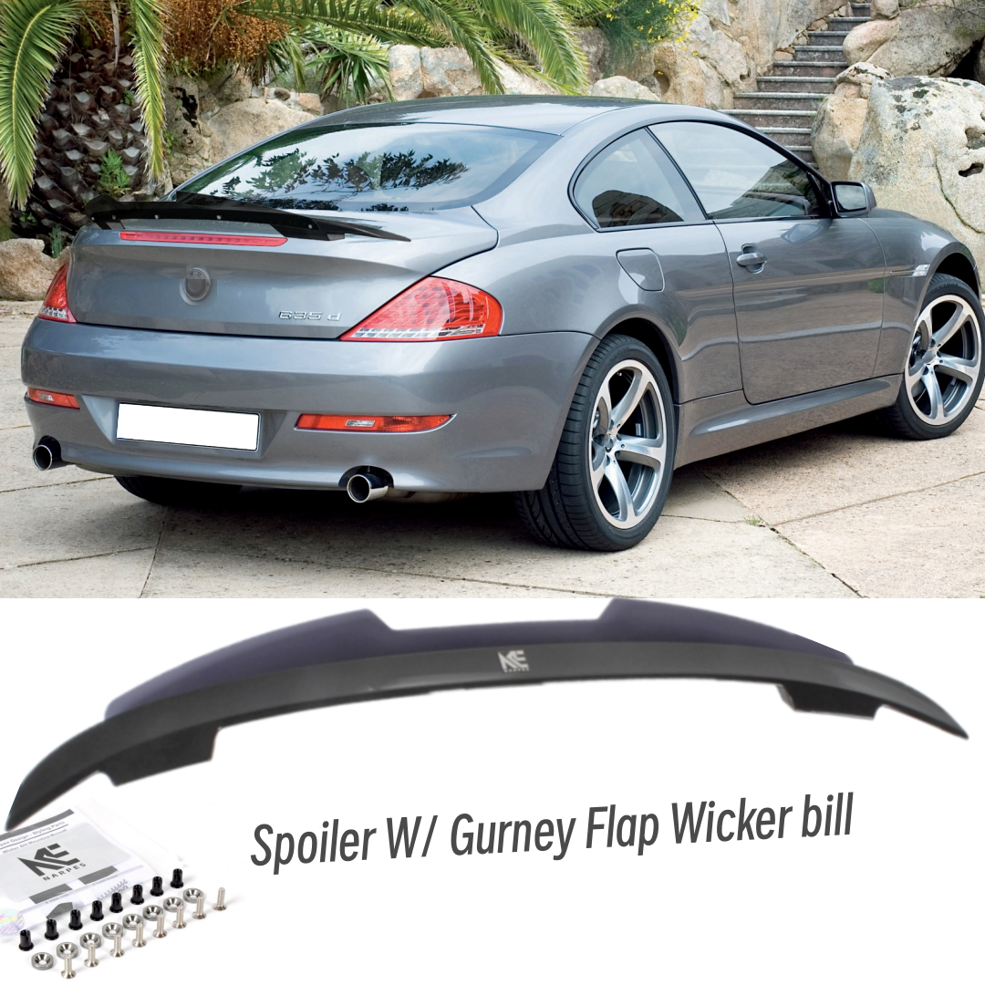 Fit For 2003-2010 BMW 6 Series E63 E64 650i M6 Rear Spoiler W ...