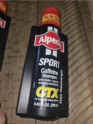 Alpecin CTX Sport Caffeine Biotin Shampoo, Niacin,Castor Oil Natural ...