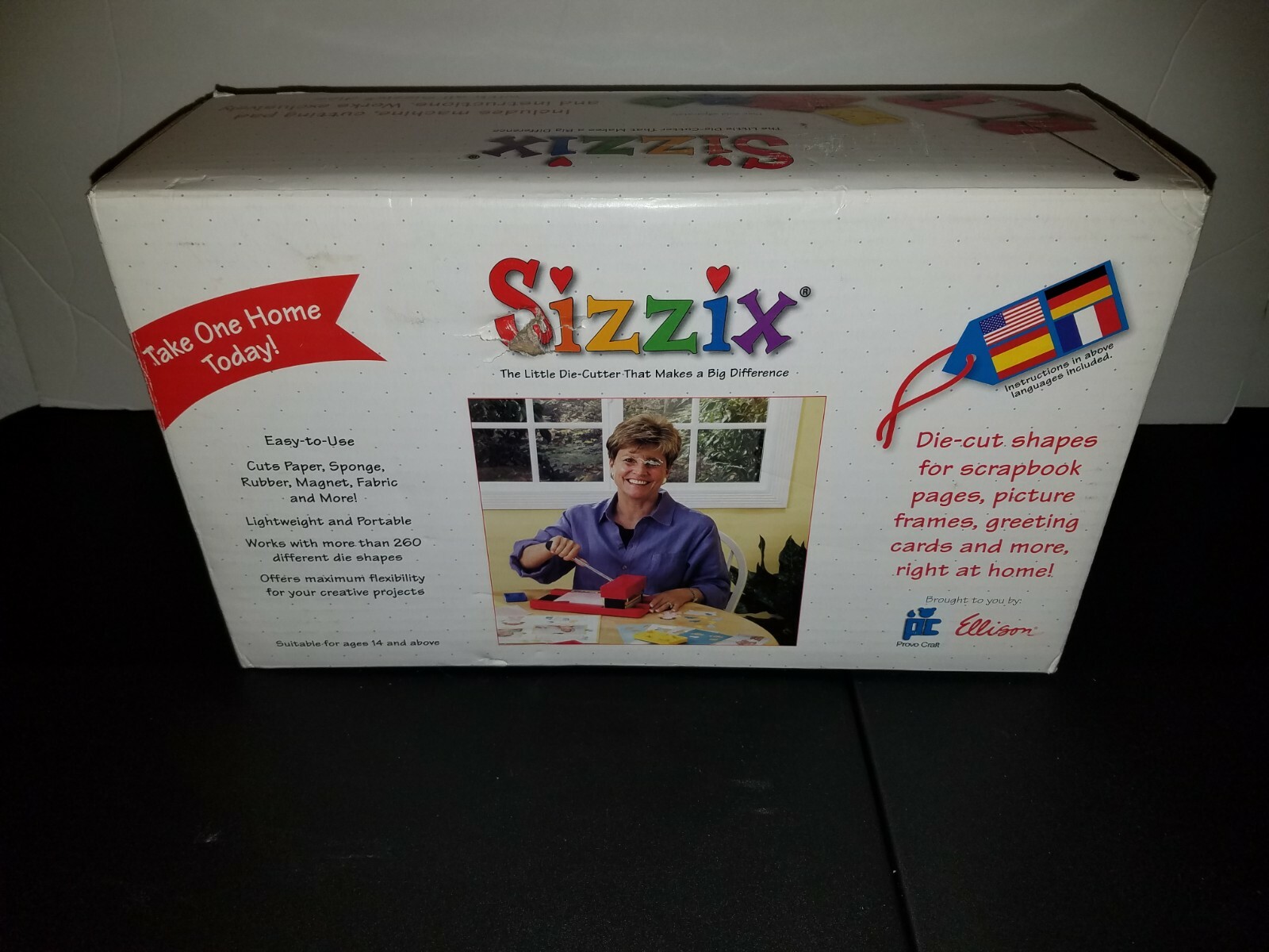 Sizzix Original Red Personal Die-Cutter Press Machine 380605 Provo ...