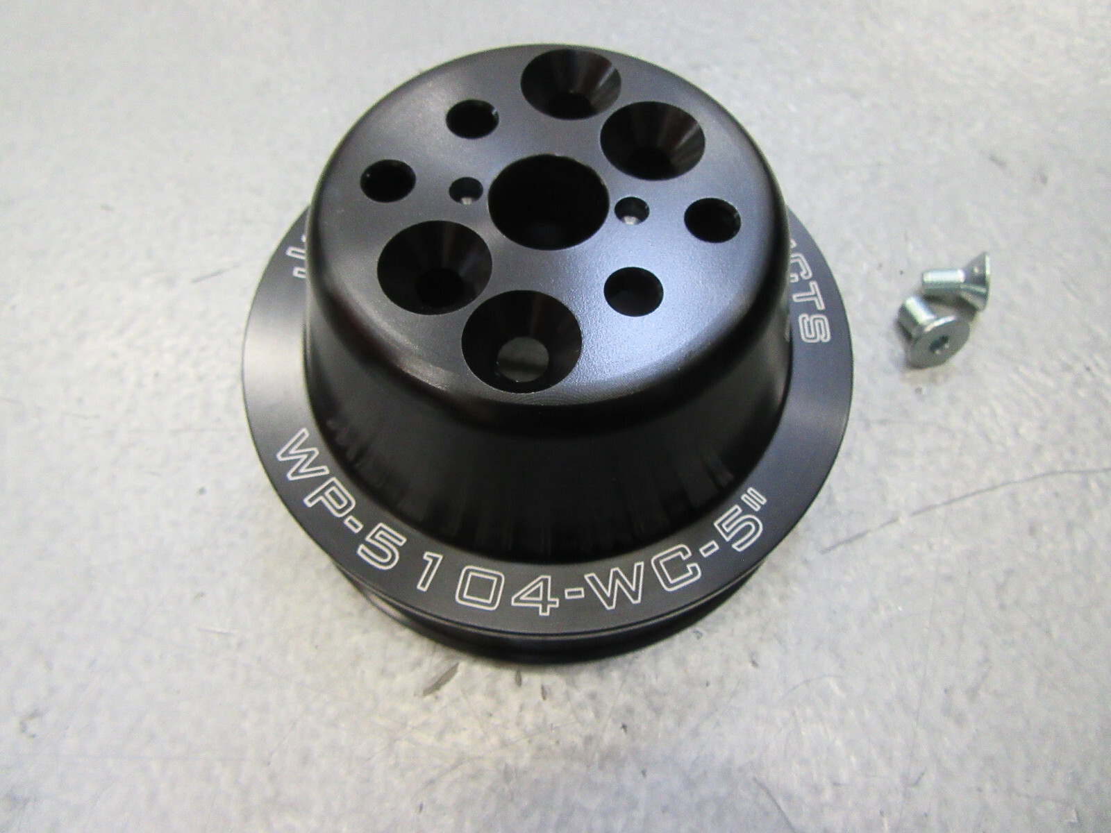 Jones Racing Products WP-5104-WC-5 Water Pump Pulley Serpentine 7 Rib 5 ...