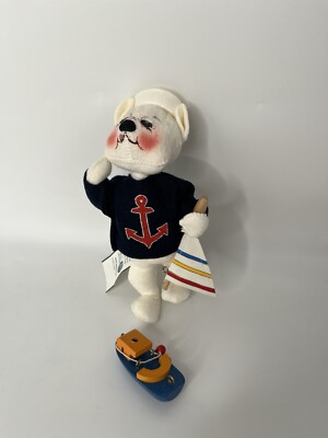 Annalee Sailor Boy First Mate Bear Sailboat 8" With Tag | eBay