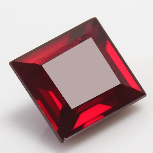 Natural 5.25 Ct Certified Madagascar Deep Red Ruby 9x9 MM Square Loose ...