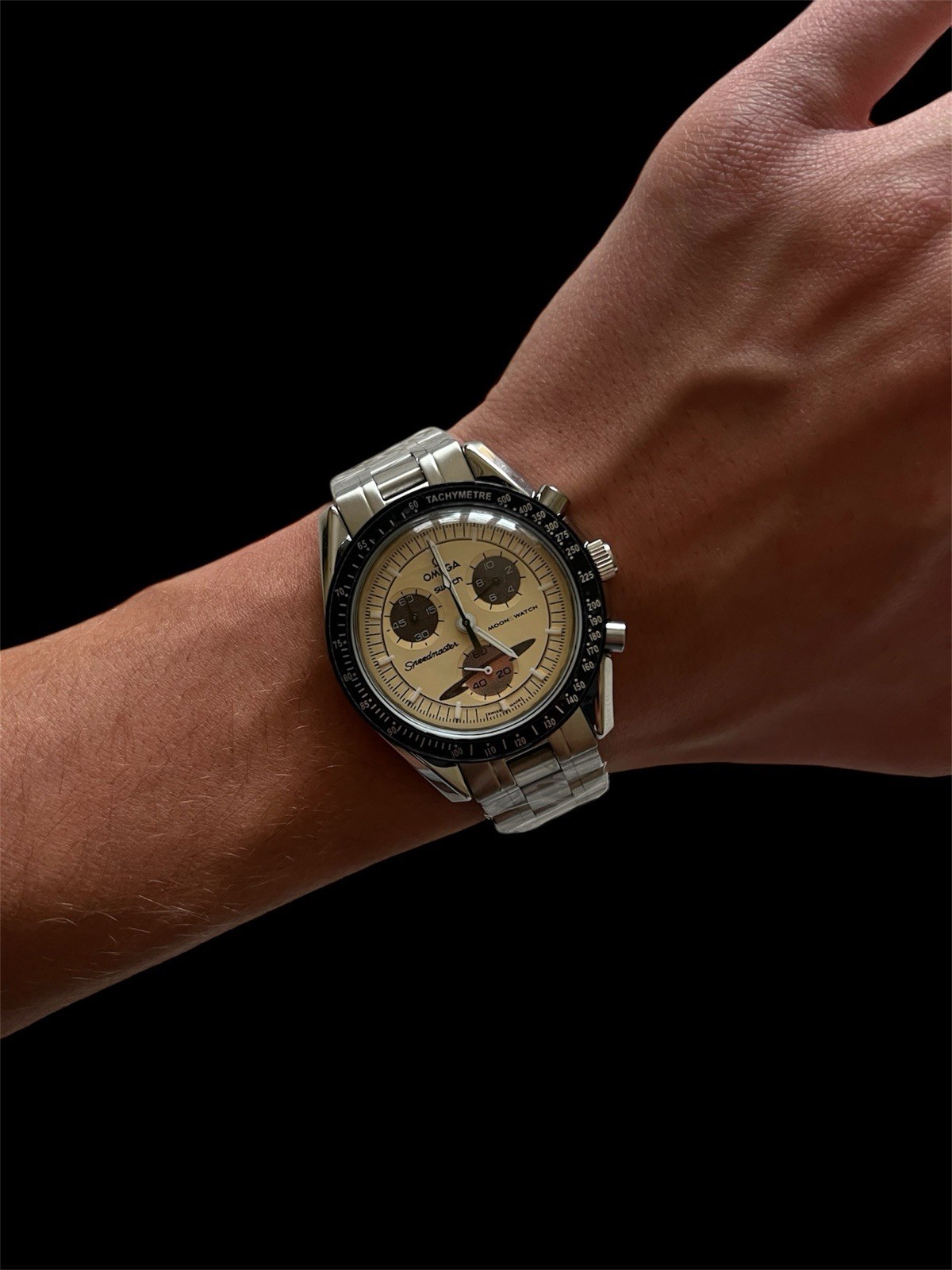 Stainless Steel Case - Omega x Swatch MoonSwatch MOD - Saturn | eBay