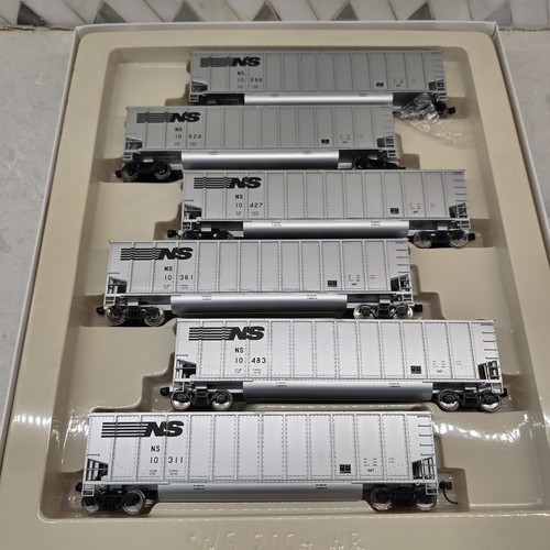 Walthers HO Scale NS Norfolk Southern Bethgon Hopper Car Set of 6 NIB ...