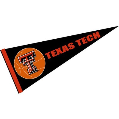 Texas Tech Red Raiders 12 in X 30 in Basketball Pennant | eBay