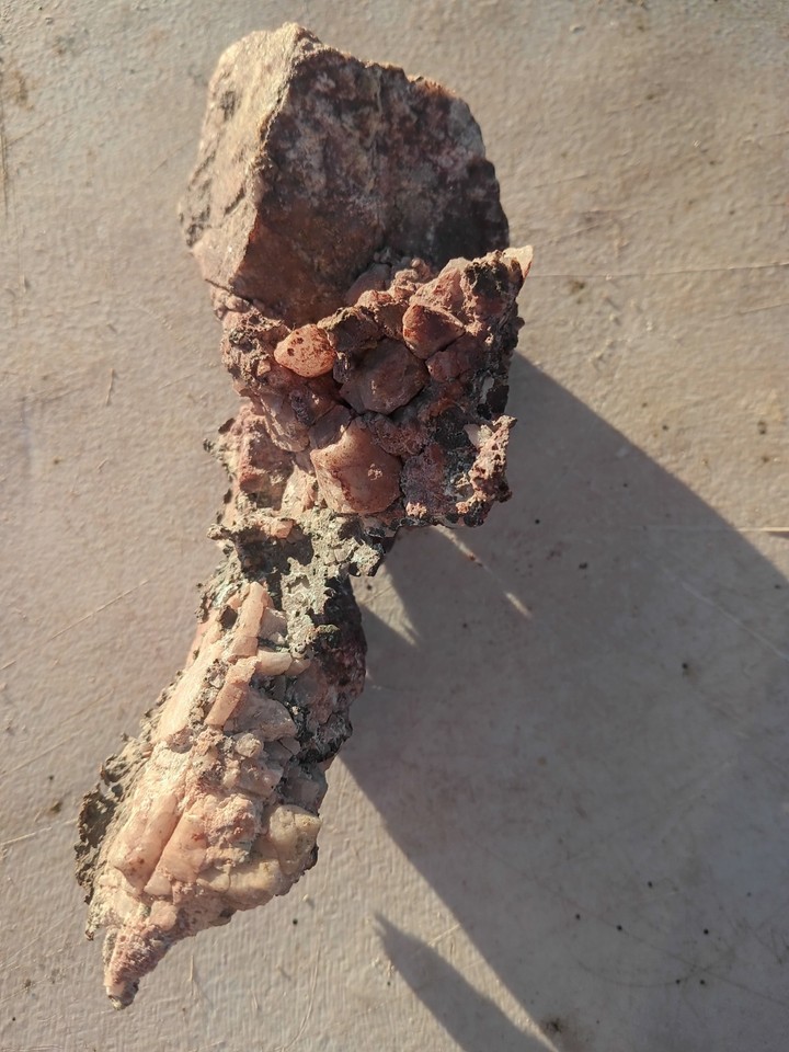 Rare Michigan Copper Formation Crystals/Pink Calcite, Keweenaw, Mi 321 ...
