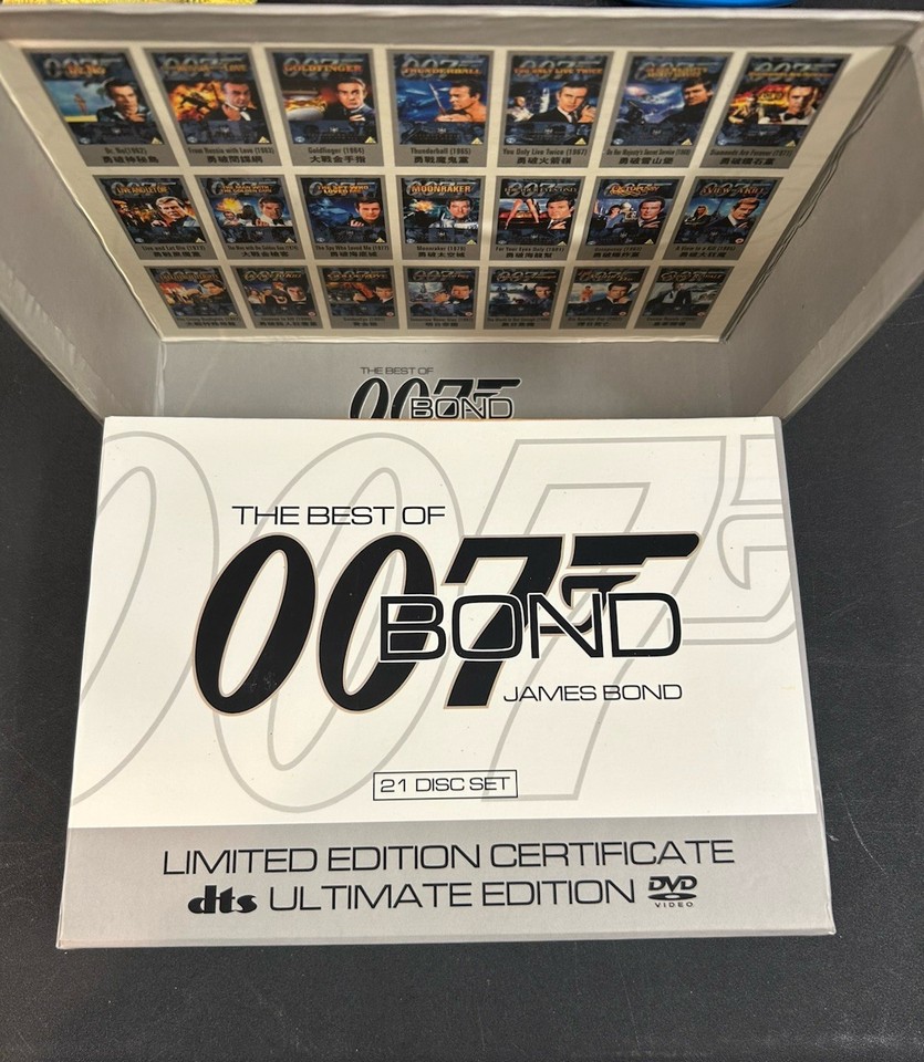 The Best of BOND 007 James Bond Ultimate Edition 21 DVD Disc Box Set ...