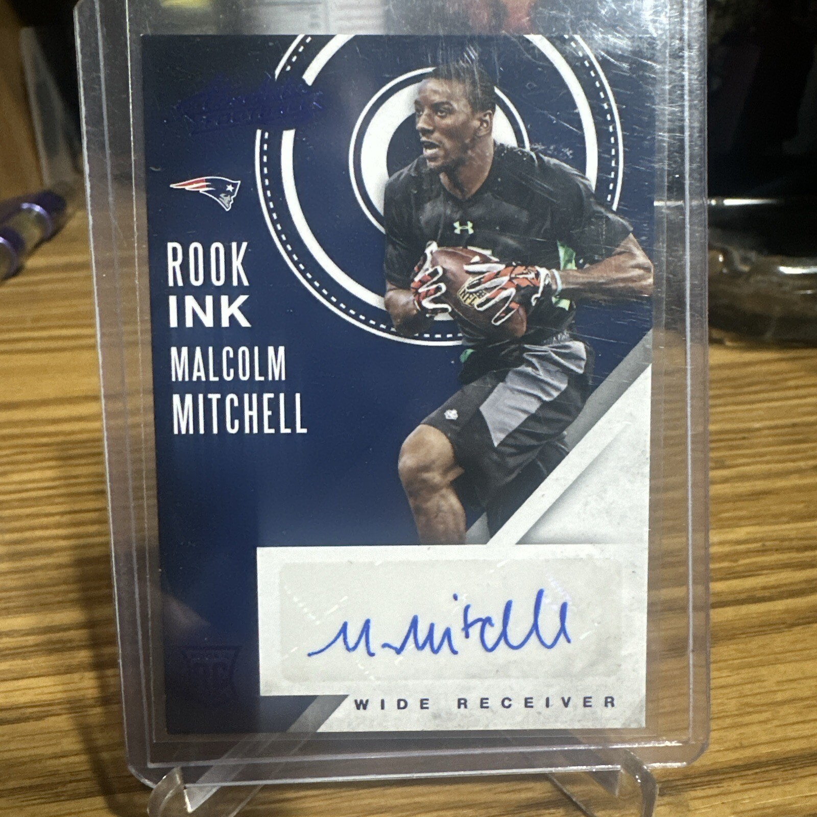 2016 Panini Absolute #35 RED Malcolm Mitchell Rookie Auto Rook Ink ...