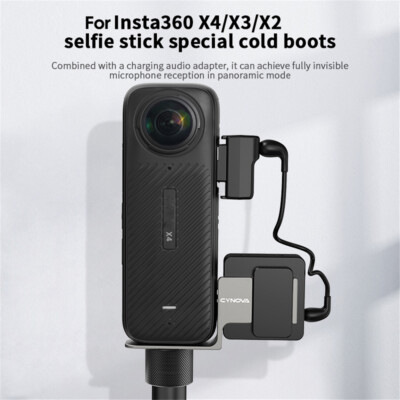 For Insta 360 X3 X4 ONE X2 Alternative cold boots Adapter For RODE ...