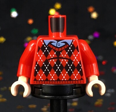 NEW LEGO Red Dudley Dursley Harry Potter Minifigure Torso Decorated ...