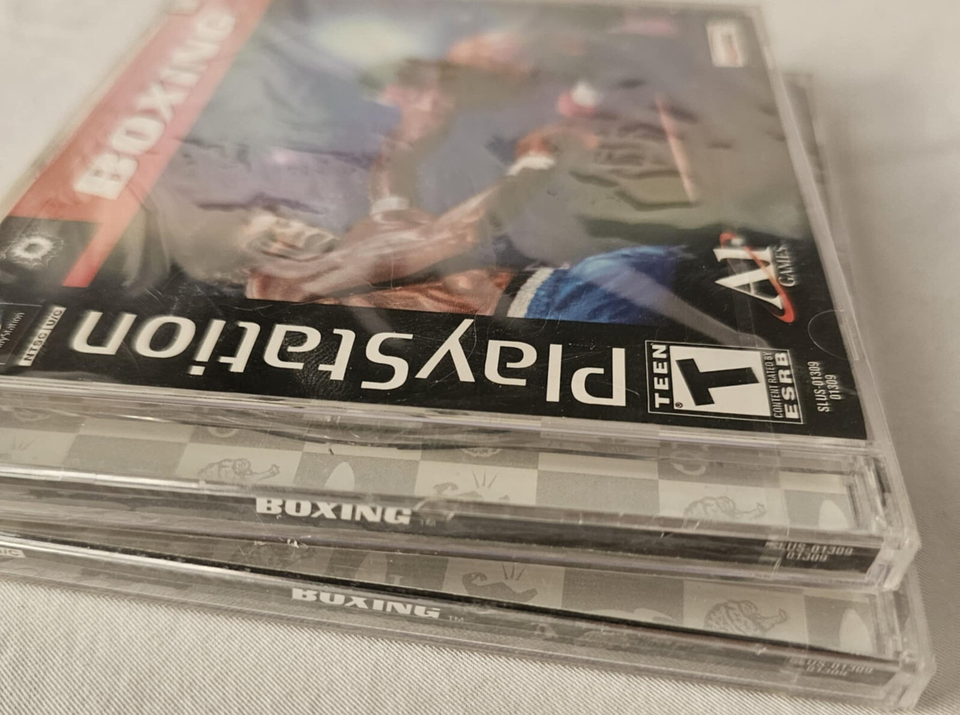 Boxing PS1 PlayStation 1, Black Label 2000 - Brand New Factory Sealed ...