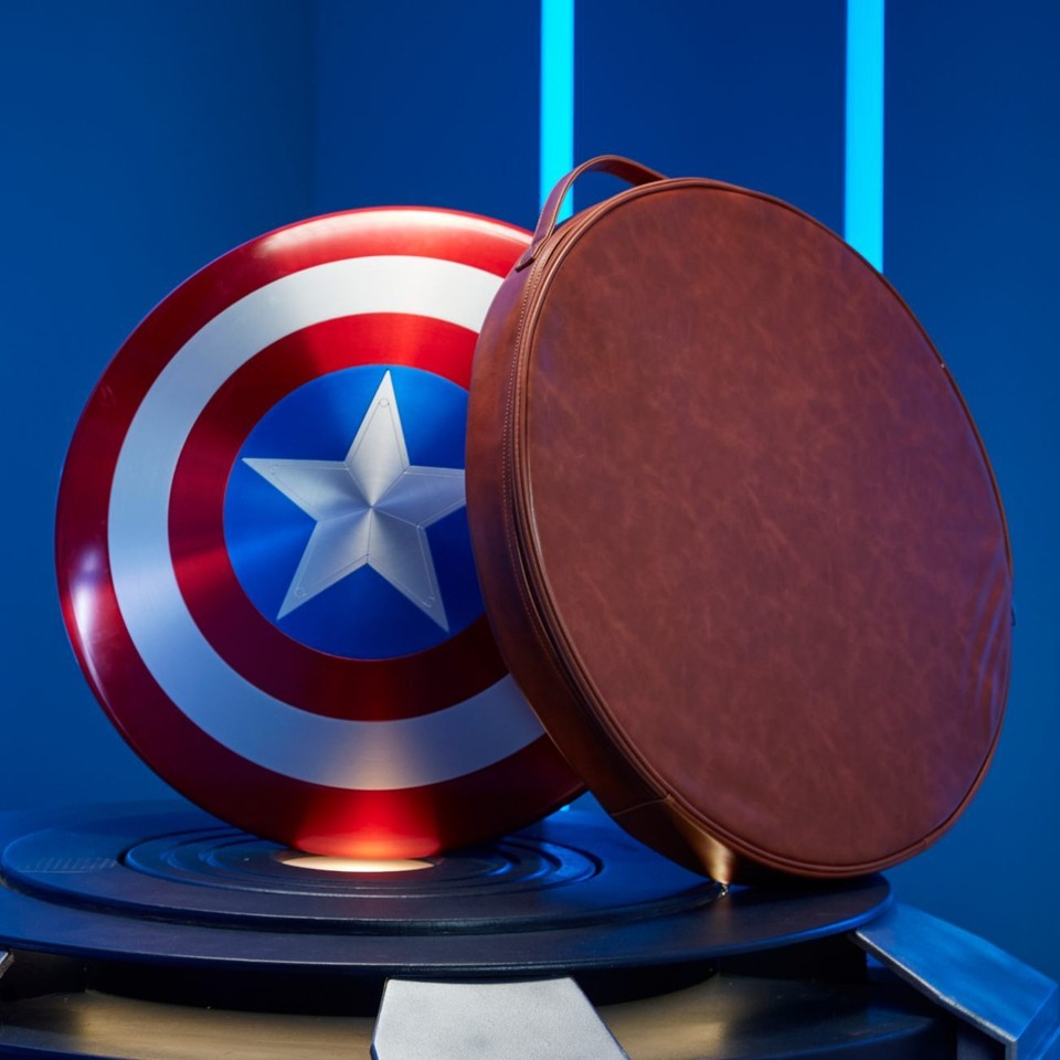 Disney Parks Captain America Vibranium Shield Exclusive With Carrying ...