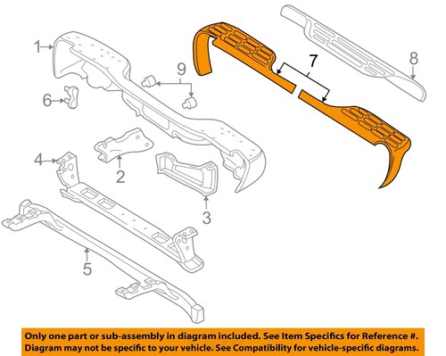 GM OEM Rear Bumper-Step Pad Protector Guard Sill Plate Left 15738017 | eBay