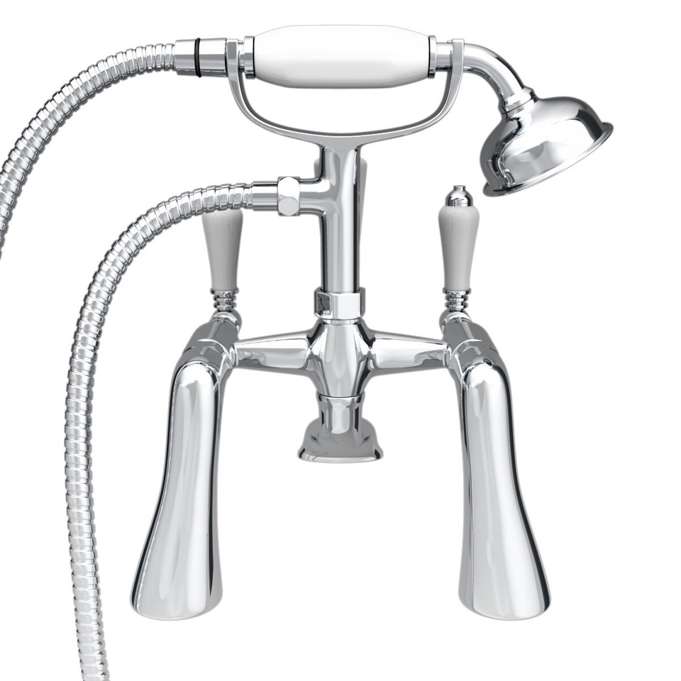 Imperior Traditional Victorian Sink Basin Mono Bath Filler Shower ...