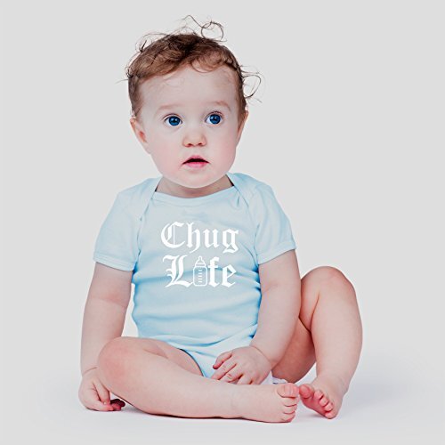 Chug Life - Adorable Feeding Time Baby Bottle - Funny 12 Months Light ...