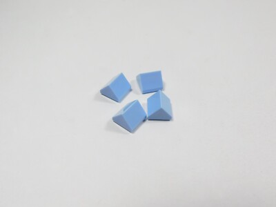 LEGO 4 Bright Light Blue 1x1 Double Slopes P4 | eBay