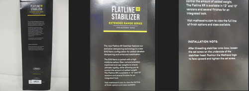 MATHEWS 10" FLATLINE XR BOW STABILIZER ASSEMBLY SITKA ELEVATED II ...