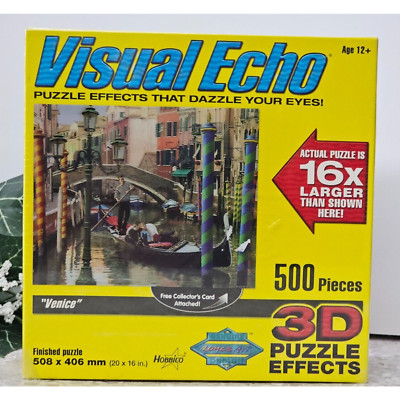 3D Puzzle Effects Visual Echo "Venice" 20x16 Hobbico 2006 New Sealed | eBay