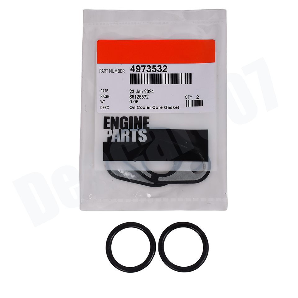 Oil Cooler 4965487 For Cummins Engine 2008-2015 15L ISX QSX QSX15 ISX15 ...