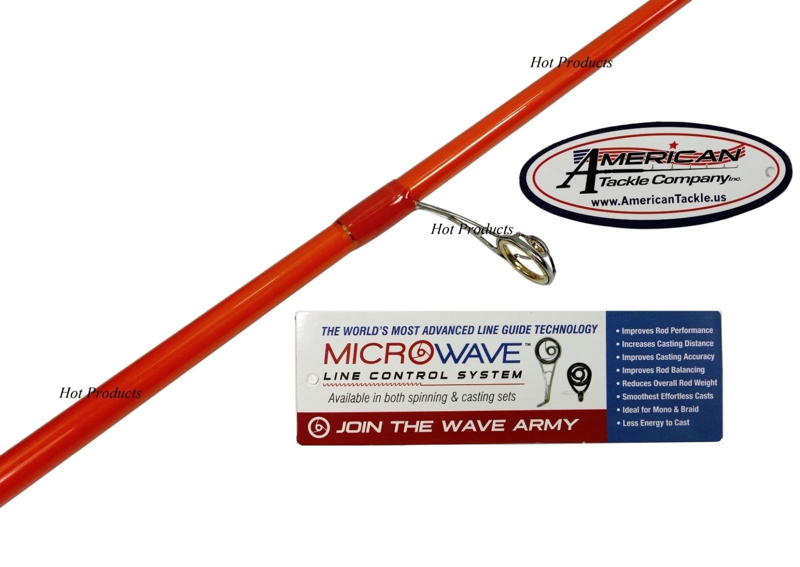 Carrot Stix SPINNING Wild PRO Orange Fishing Rod / 6'7" - 7' MEDIUM ...