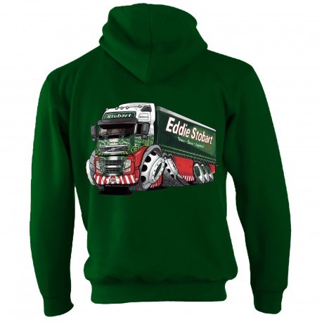 Koolart Eddie Stobart Lorry Green Hoodie | eBay