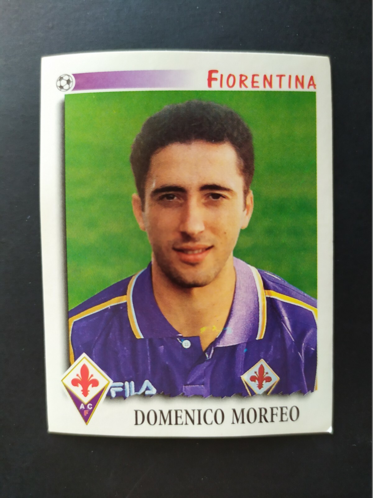 FIGURINA CALCIATORI PANINI 1997/98 FIORENTINA MORFEO n.123 NUOVA CON ...