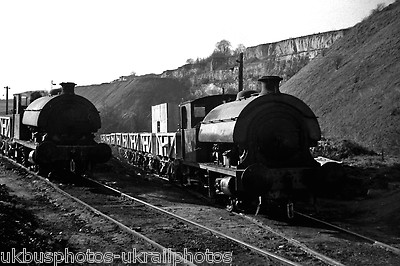 Swanscombe Quarry Steam loco No.4 & 6 1969 Rail Photo d | eBay UK