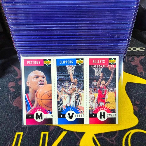 1996-97 Collector's Choice Mini Cards #M178 Terry Mills/Loy Vaught ...