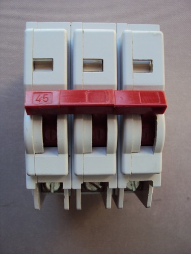 SQUARE D QO-E 45A TYPE 3 M9 TP 3 PHASE BS3871 45 AMP 3 POLE 3 MODULE ...