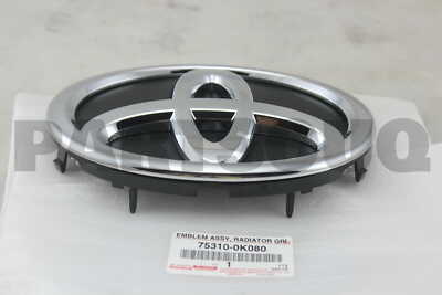 753100K080 Genuine Toyota EMBLEM ASSY 75310-0K080 | eBay