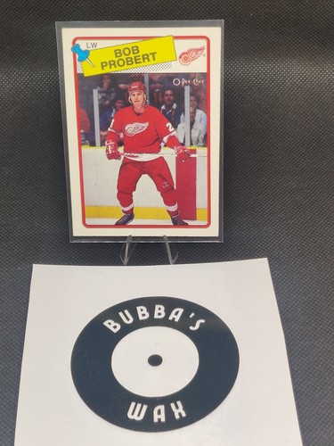 1988-89 O-Pee-Chee OPC Hockey BOB PROBERT Rookie Card RC #181 Detroit ...